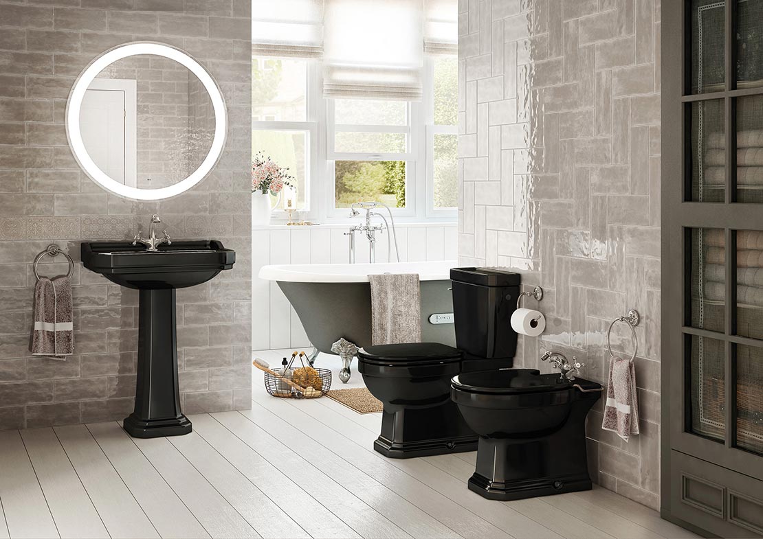 Three ideas to renovate with black sanitary ware | Roca Bathrooms Export