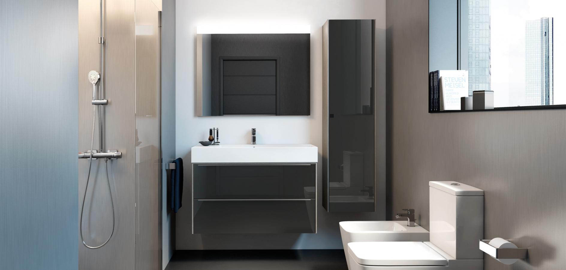 Increase your storage space by installing auxiliary bathroom units ...