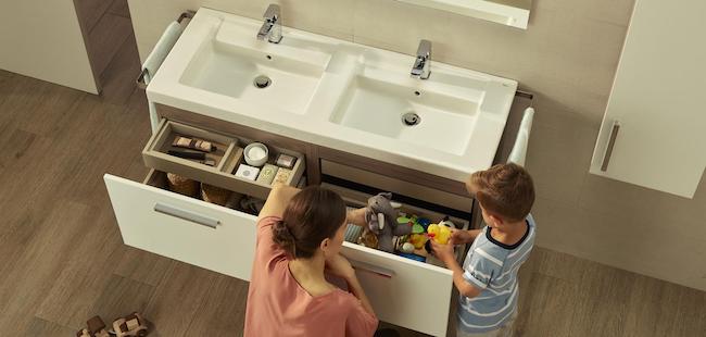 Bathroom furniture and base units with maximum storage | Roca UK Bathrooms